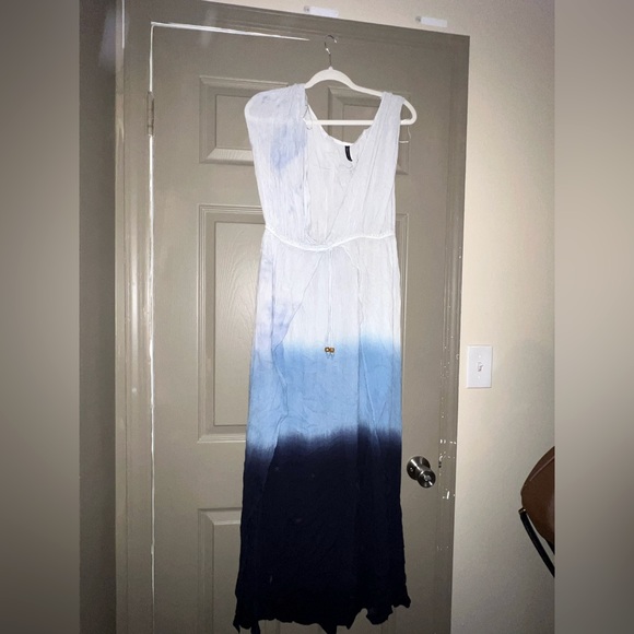 Swim | Beach Swimwear Cover Up Blue Dress | Poshmark